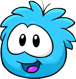 El Blog de los Puffles - " Copito ": Puffle Celeste