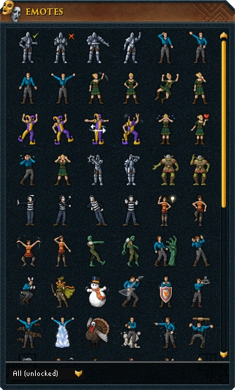 All new runescape emote sprites! | Rune-Server