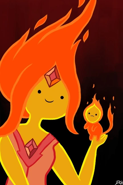 Image - Flame princess by crimsonvolk-d4qkaaa.jpg - The Adventure Time ...